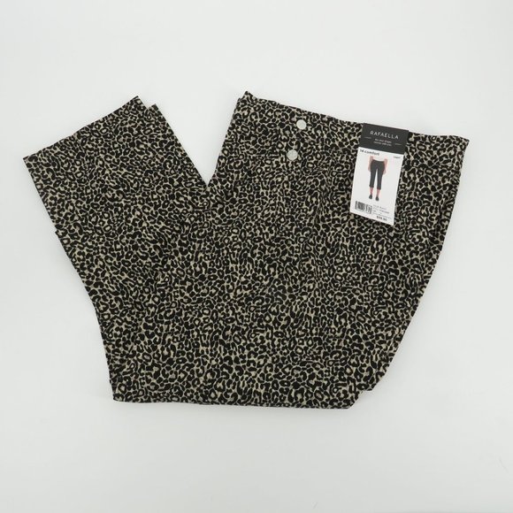 Rafaella | Pants & Jumpsuits | Rafaella Womens Comfort Cheetah Print ...